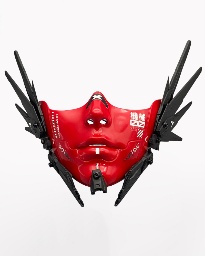 Cyberpunk Mecha Half-Face Mask – Rabock