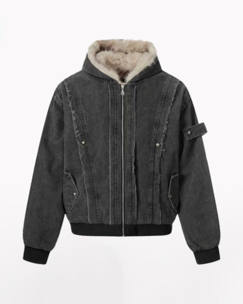 Functional Opium Style Deconstructed Patchwork Winter Jacket – Rabock