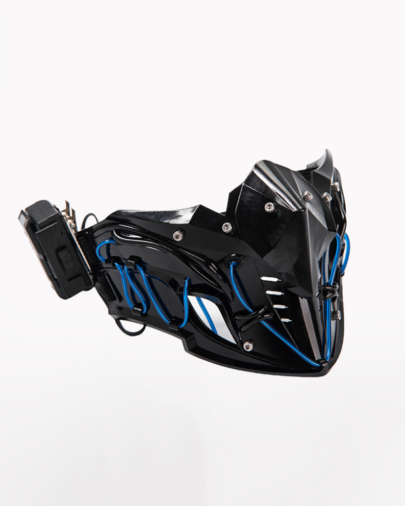 Mechanical Ninja Glowing Half Face Mask – Rabock