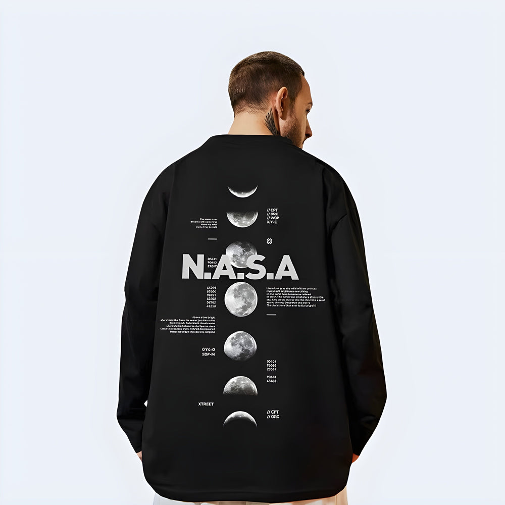 Futuristic Black Long Sleeve Shirt – Rabock