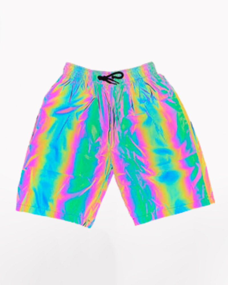 Rave Clothing Reflective Shorts – Rabock